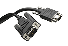 Commercial Micro-D, CMD-to-D-Sub, 9 Circuits, Female - Female, 0.91m Length
