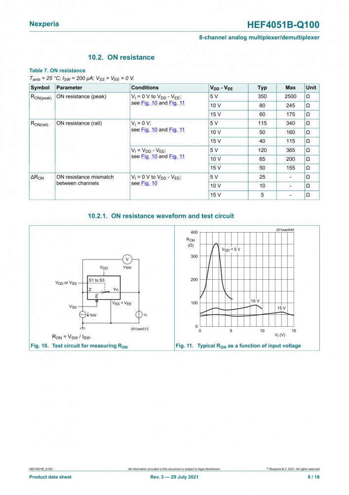 HEF4051B-Q100 datasheet page 8