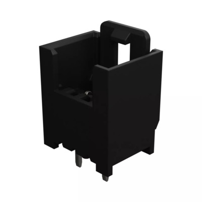 Appli-Mate RAST 2.5 Header, Vertical, 3 Circuits, Blocked Position Key A, Glow-Wire Capable, with Latch, Black for sale