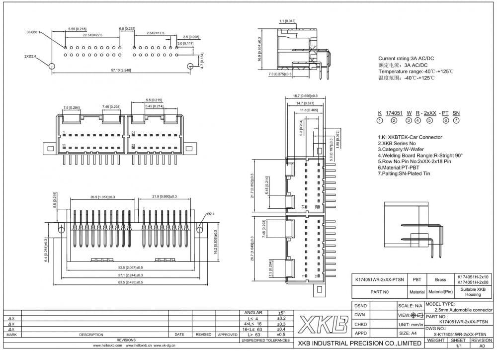 K174051WR-2x06-PTSN technical drawing page 3