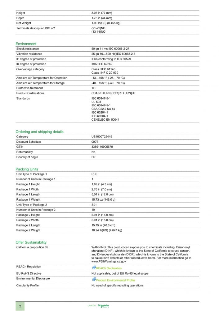 XCLJ767H29 technical document page 2