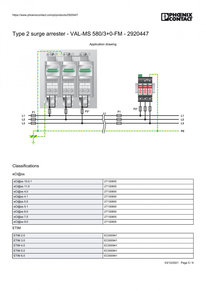 Phoenix Contact 2920447 technical document page 5