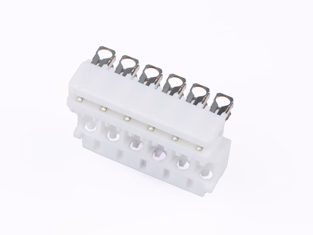 5.00mm Pitch Appli-Mate RAST Power IDT Housing, Direct/Indirect, Female, 6 Circuits, Fully Coded, Open End Walls, Glow-Wire Capable for sale