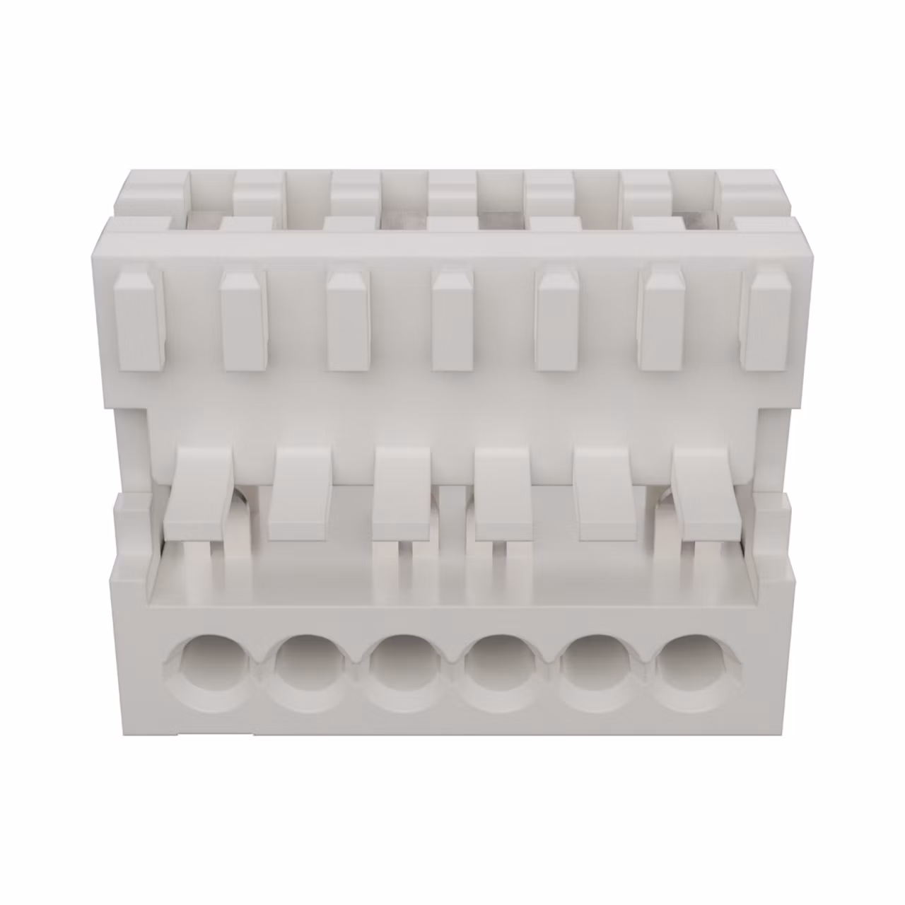 Appli-Mate RAST 2.5 IDT Housing, 2.50mm Pitch, Direct/Indirect, Female, 6 Circuits, All Position Keys, Voided Circuits 2 and 5 for sale