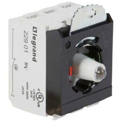 Osmoz block sub-assemblies - for Illuminated head - NO+NC - green 230 V~ for sale