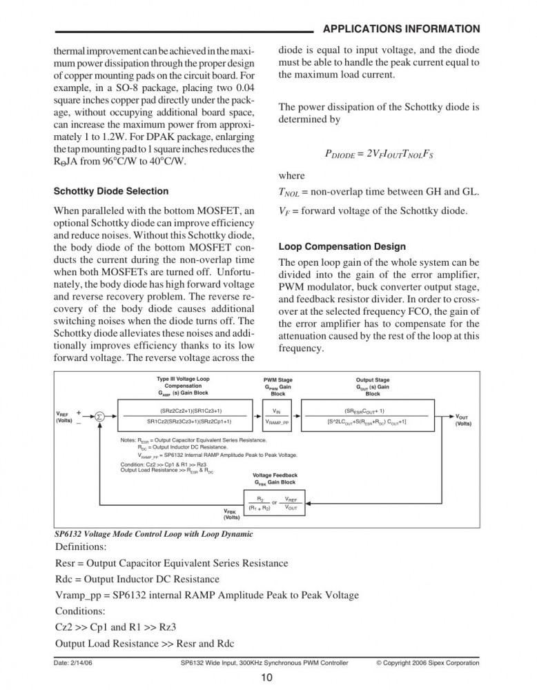 SP6132CU-L/TR datasheet page 10
