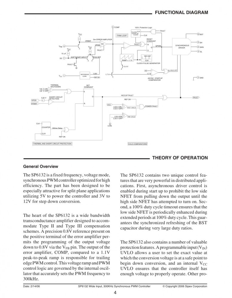 SP6132CU-L/TR datasheet page 4