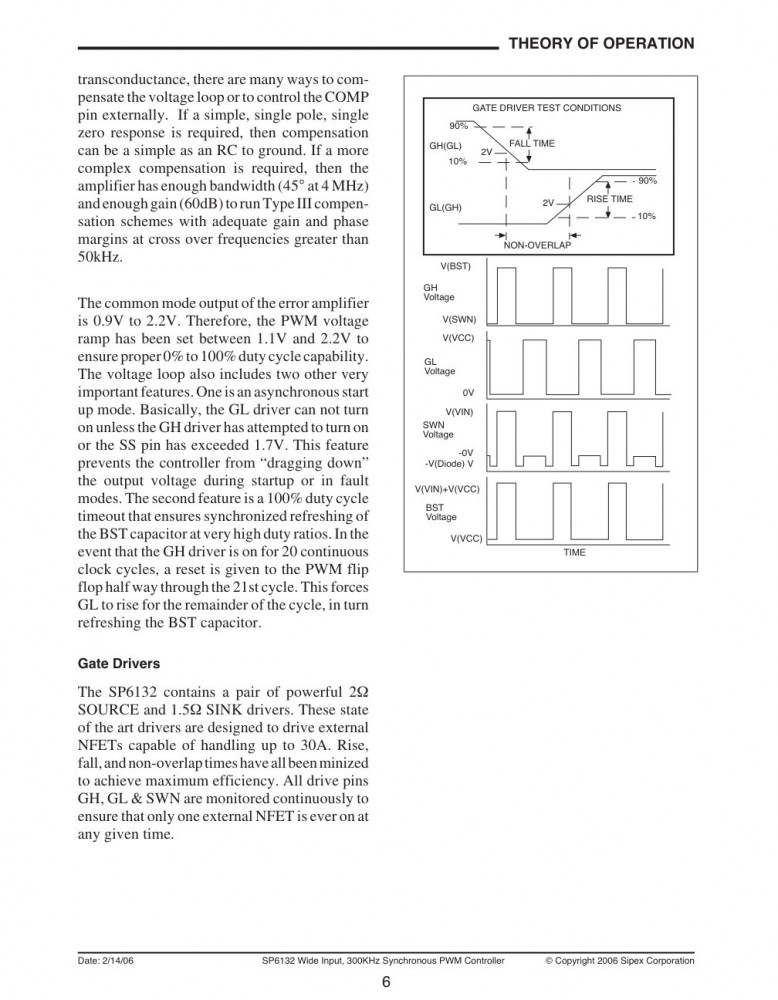 SP6132CU-L/TR datasheet page 6