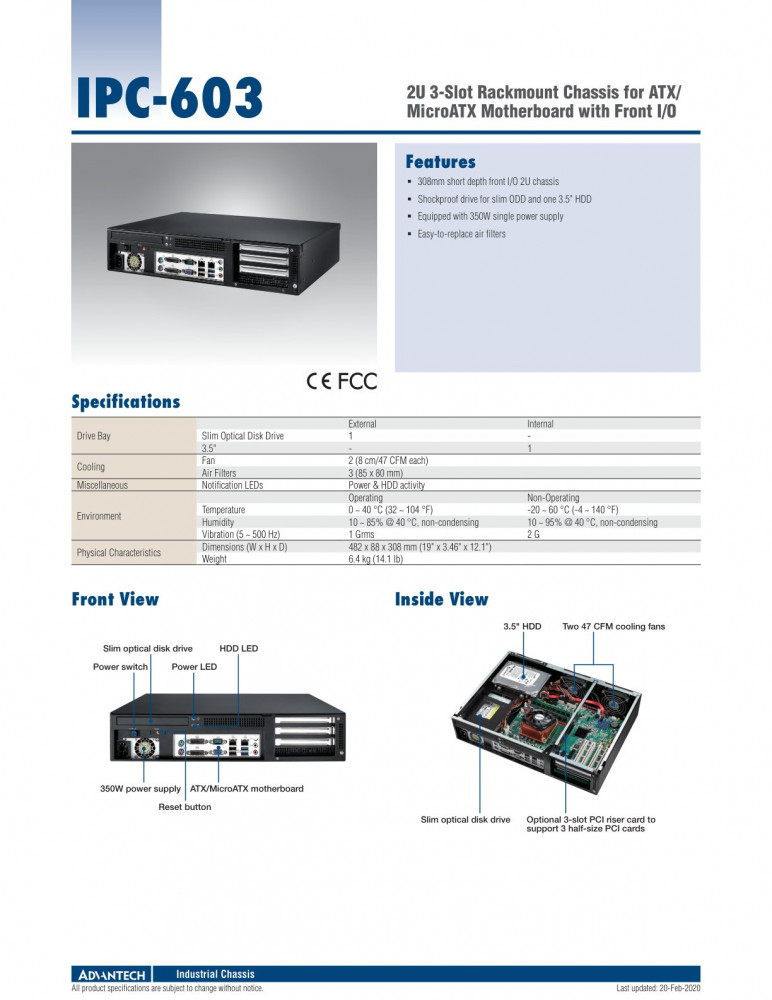IPC-603MB technical document page 1