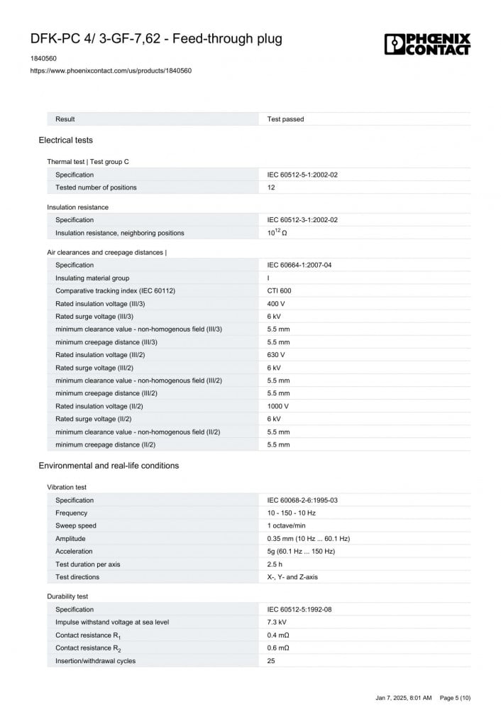 Phoenix Contact 1840560 datasheet page 5