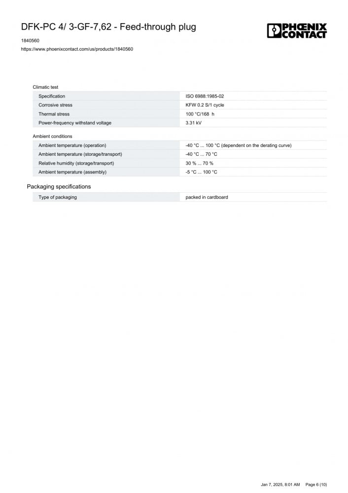 Phoenix Contact 1840560 datasheet page 6