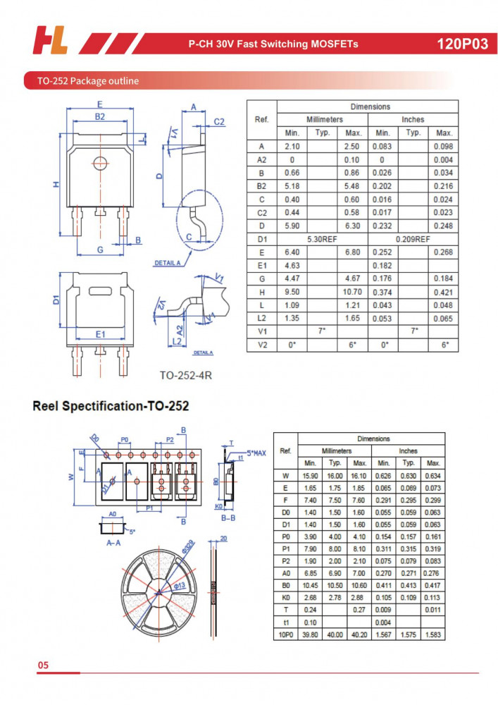 HL 120P03 datasheet page 5