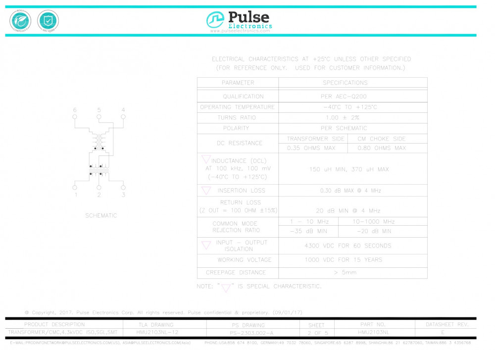 HMU2103NL datasheet page 2