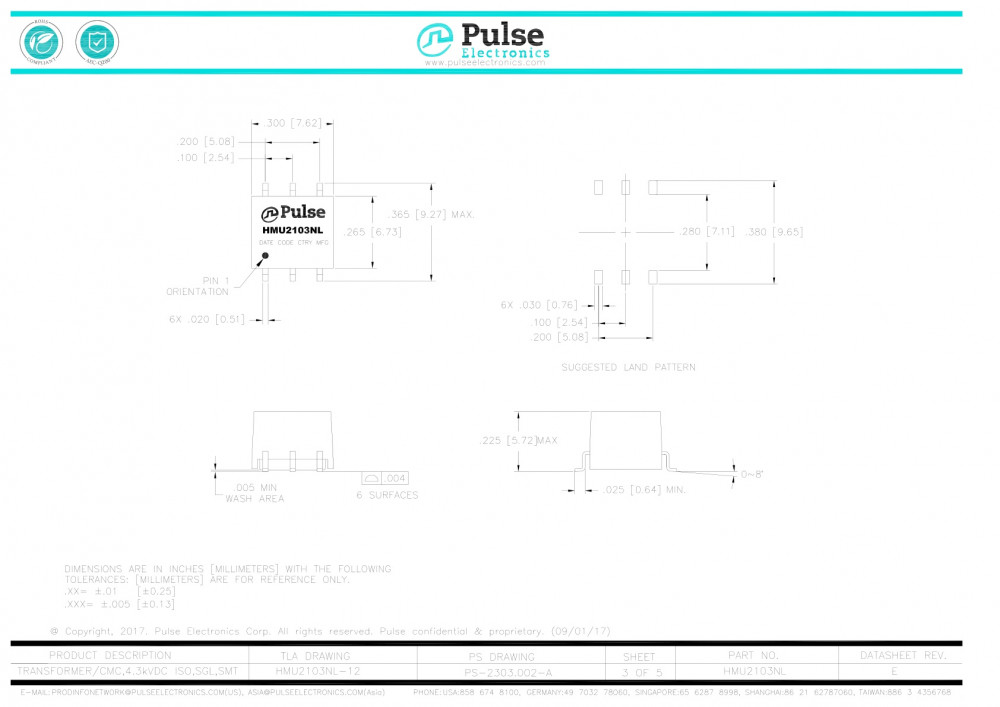 HMU2103NL datasheet page 3