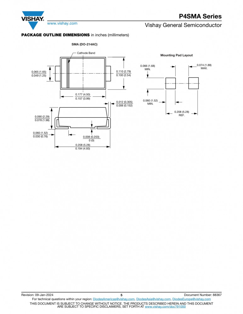 P4SMA technical document, page 5