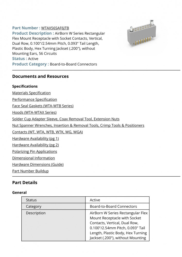 WTAX56SAF6JTB technical document image 1