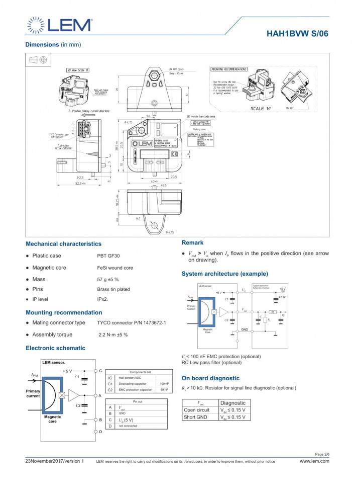 HAH1BVW S/06 datasheet page 2