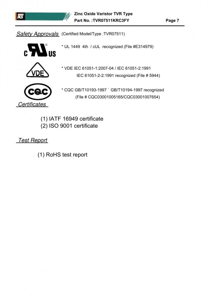 TVR07511KRC3FY document page 10