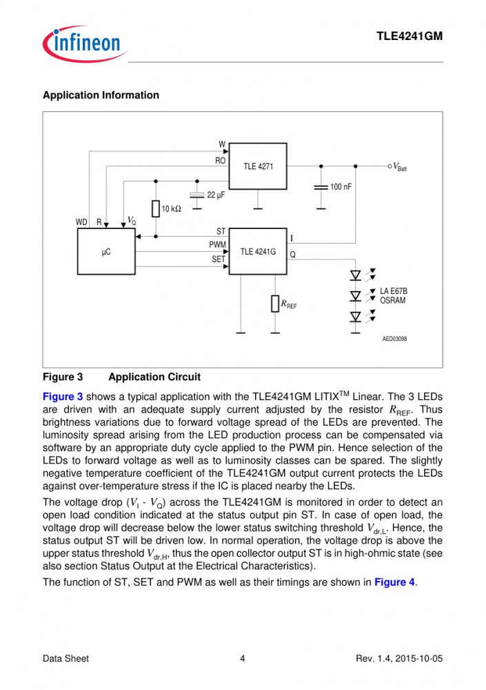 TLE4241GM datasheet page 4