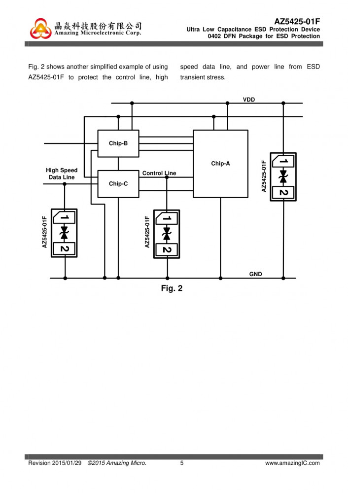 AZ5425-01F datasheet page 5