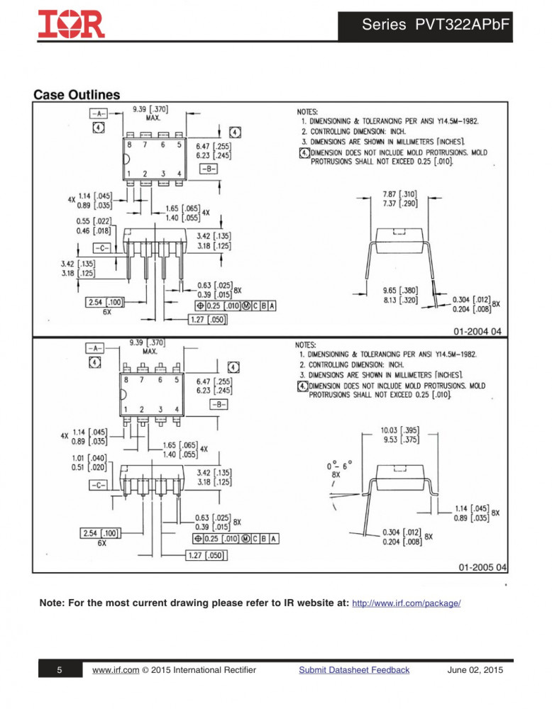 PVT322ASPBF datasheet page 5