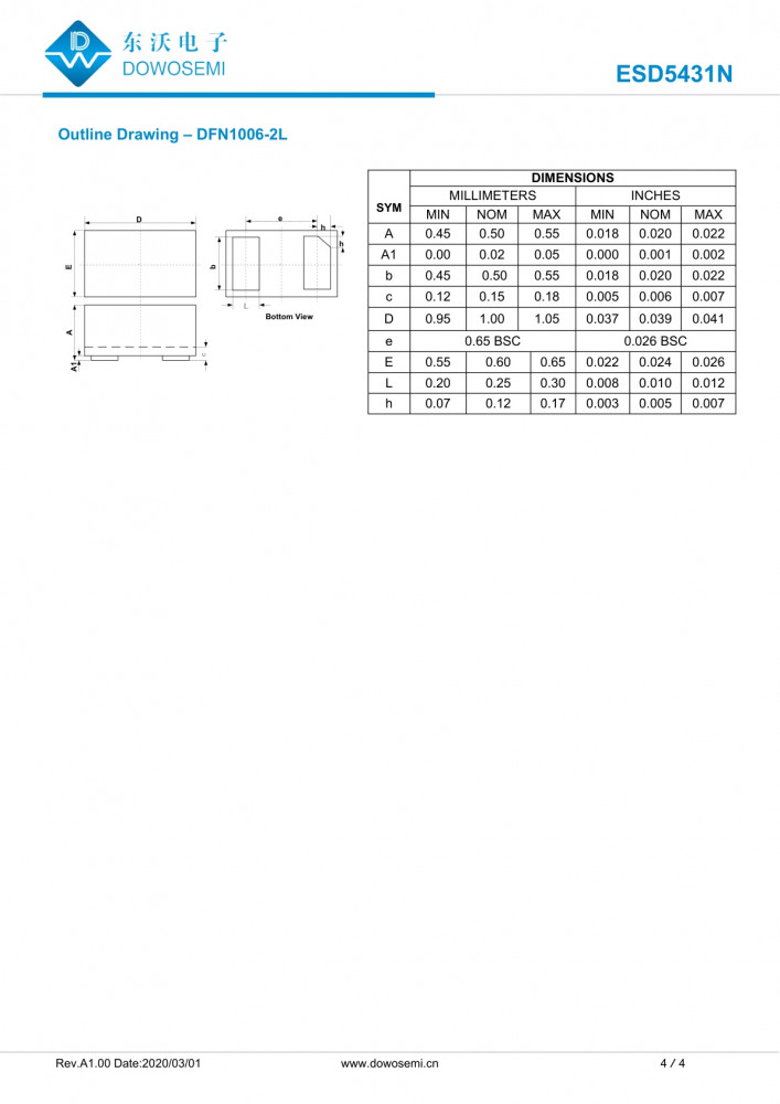 ESD5431N datasheet page 4