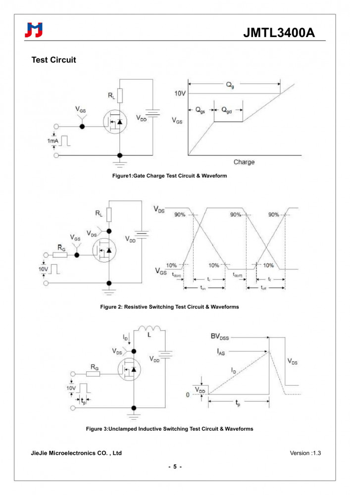 JMTL3400A datasheet page 5