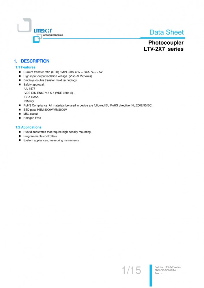 LTV-217-A-V-G datasheet page 2