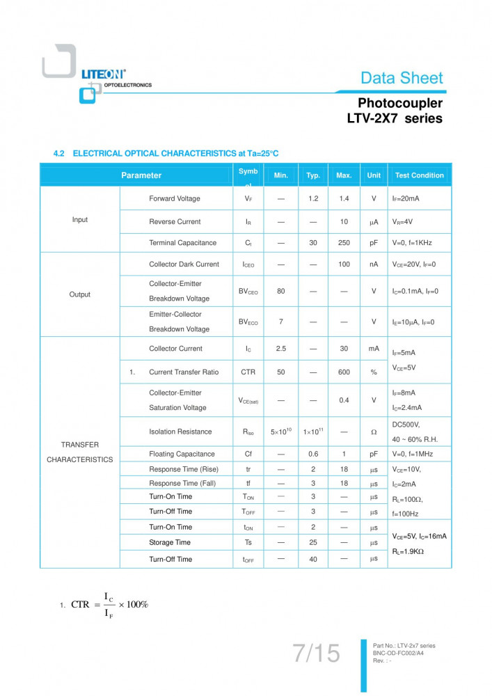 LTV-217-A-V-G datasheet page 8