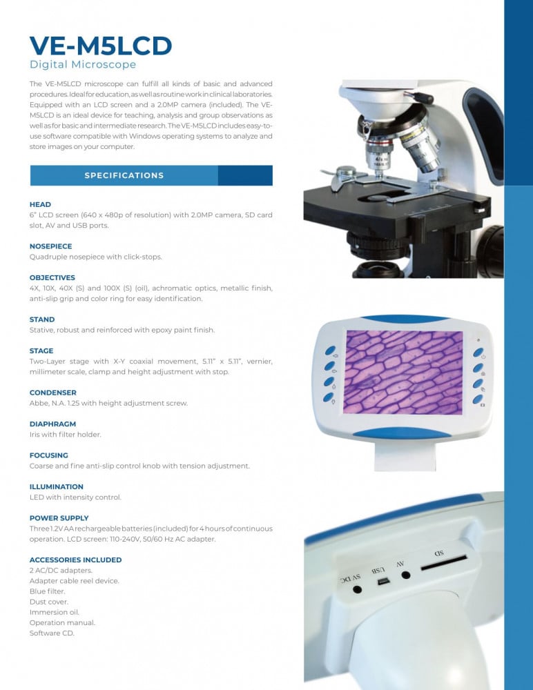 VE-M5LCD product document image, page 2
