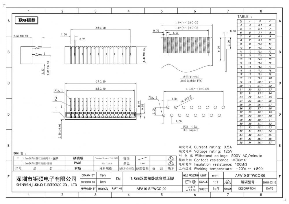 AFA10-S20WCC-00 technical drawing preview