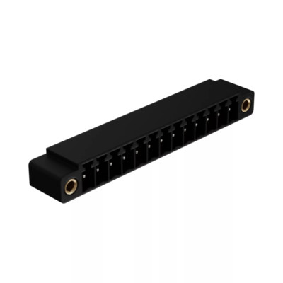3.50mm Pitch Eurostyle Right-Angle PCB Header, with Threaded Retention Inserts, 13 Circuits for sale