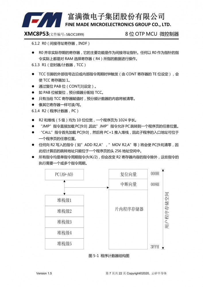 XMC8P53S8 datasheet page 7