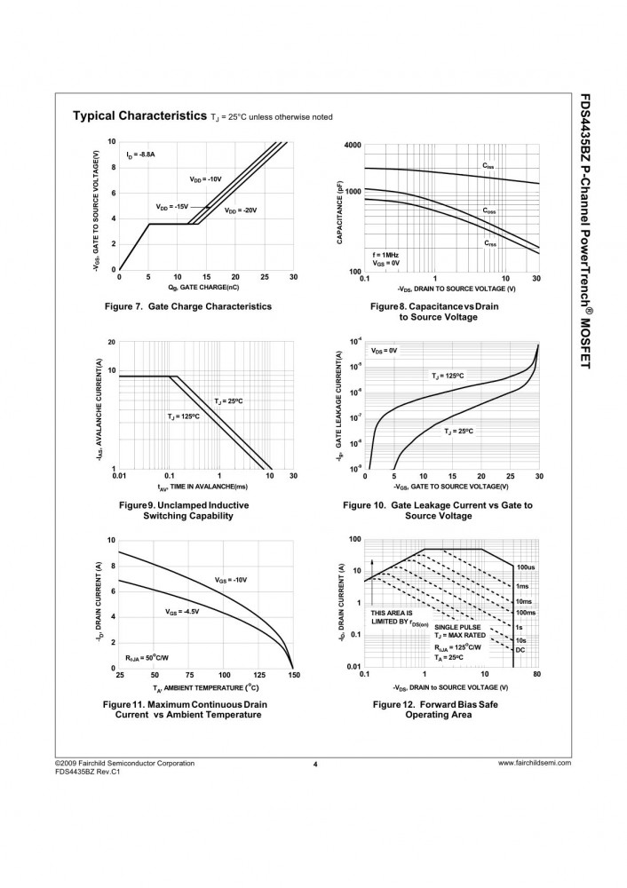 FDS4435BZ datasheet page 5