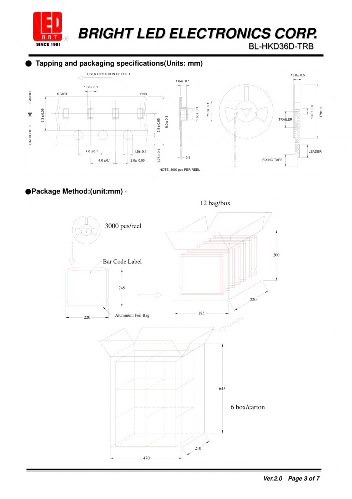 BL-HKD36D-TRB datasheet page 3