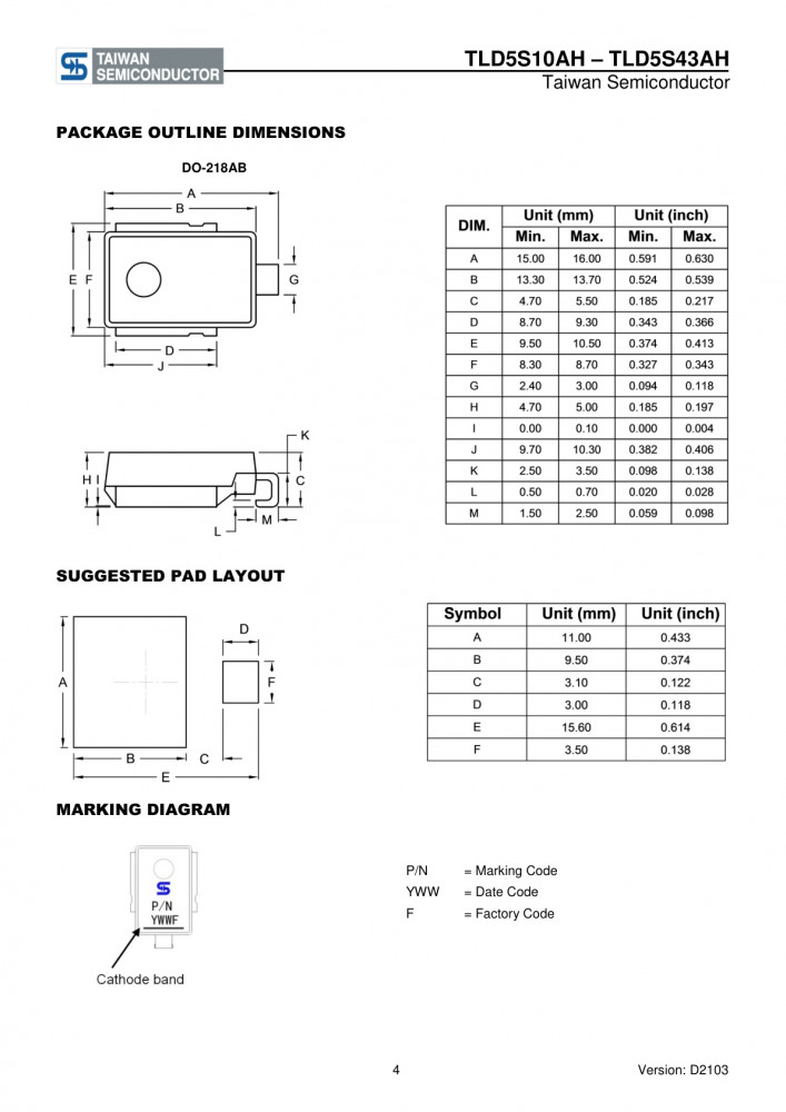 TLD5S18AH datasheet page 4