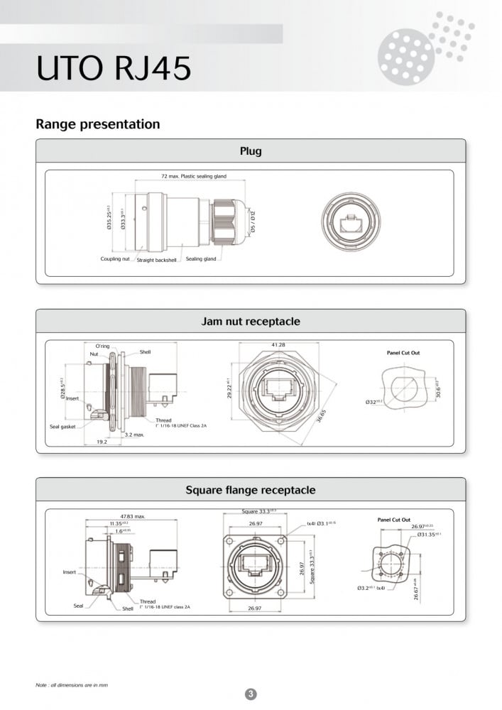 UTS718RJFN technical document page 3