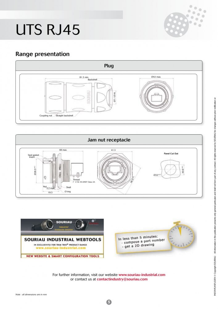 UTS718RJFN technical document page 5
