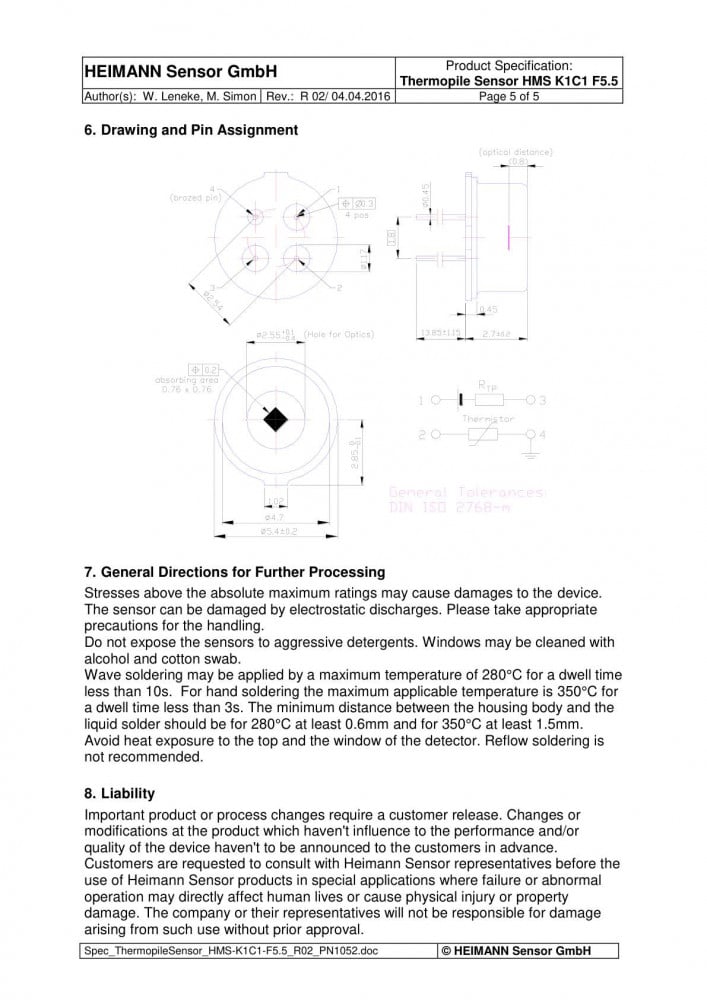 HEIMANN HMS K1C1 F5.5 specification page 5