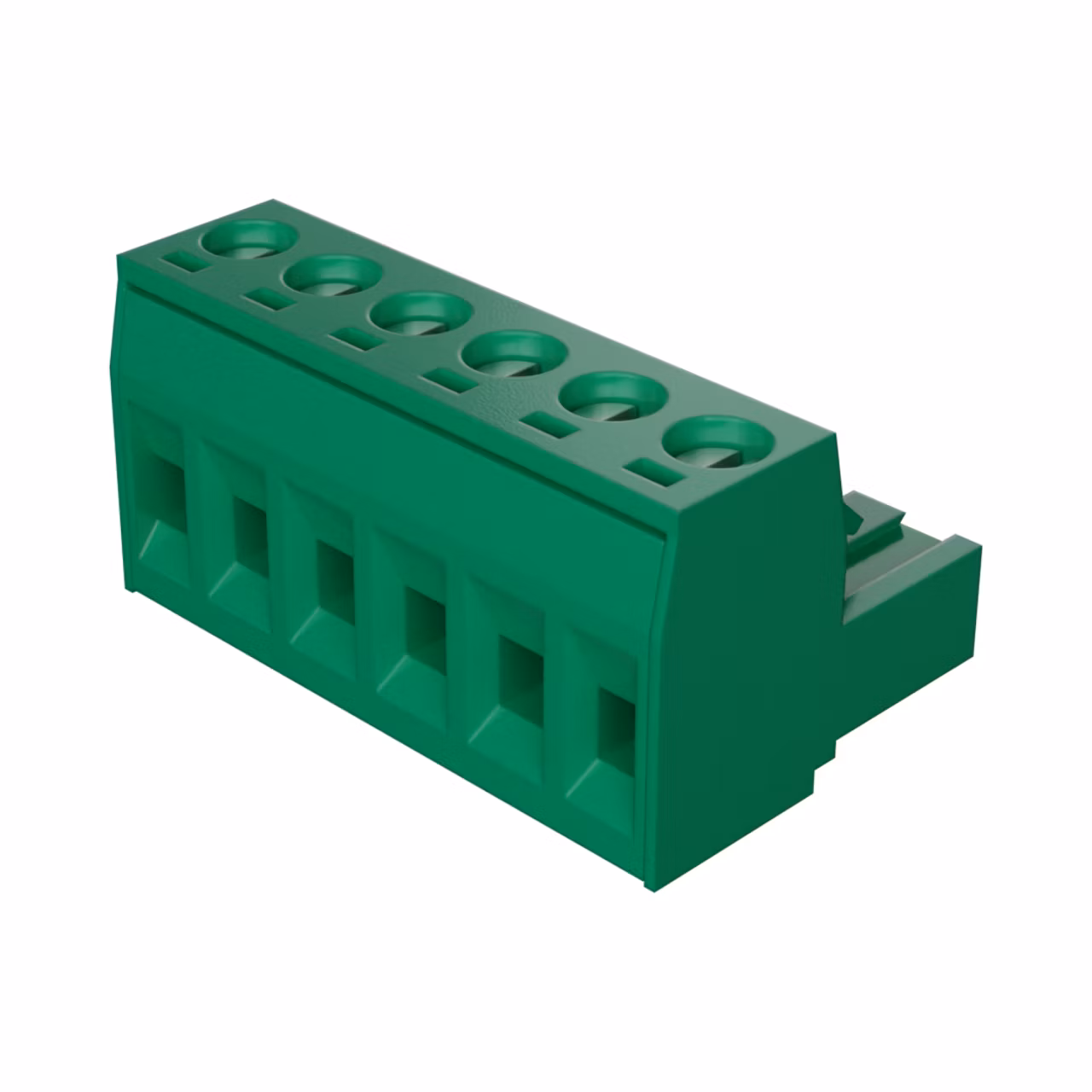 5.00mm Pitch Eurostyle Horizontal Plug, Green Housing, 6 Circuits for sale