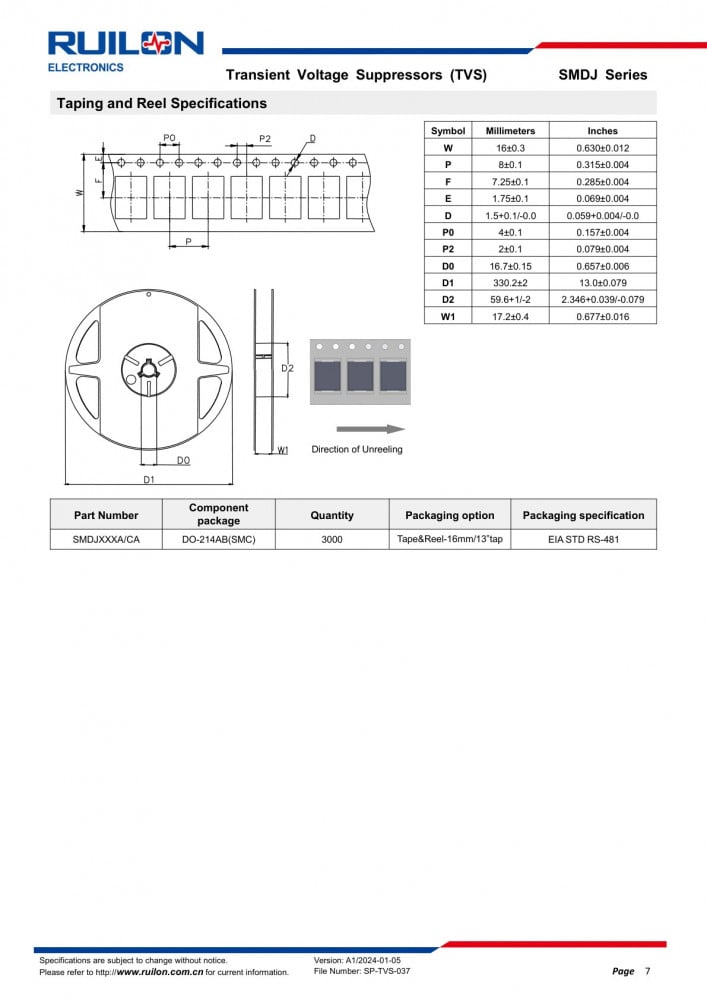 SMDJ6.5CA datasheet page 7