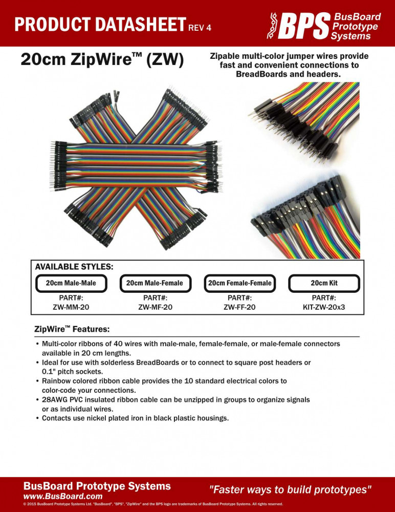 ZW-MM-20 product documentation page 1