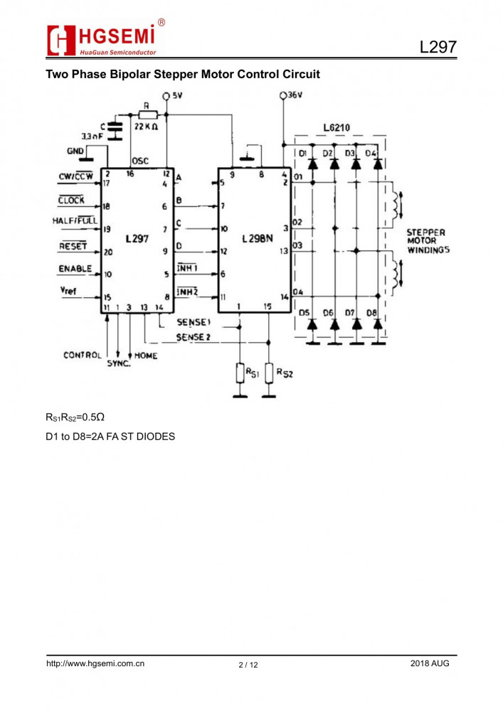 L297DM/TR datasheet page 2