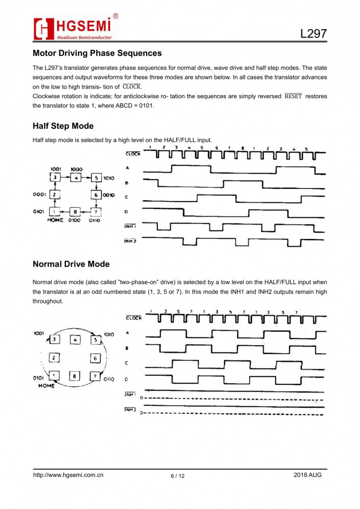 L297DM/TR datasheet page 6