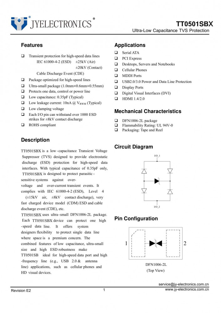 TT0501SBX datasheet page 1