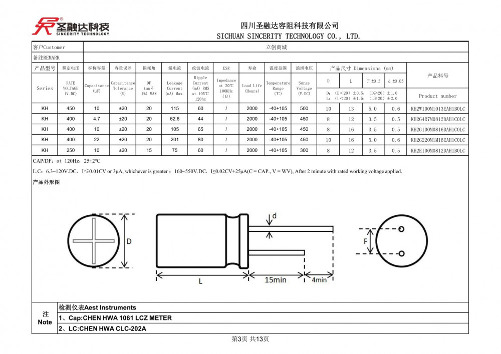 SRD specification page 3