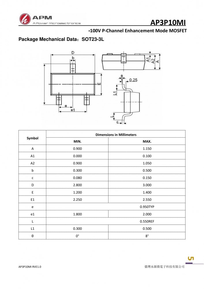 AP3P10MI datasheet page 5