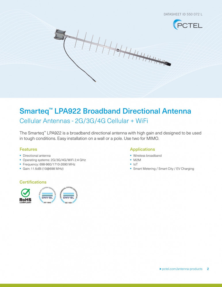 Product document page 2