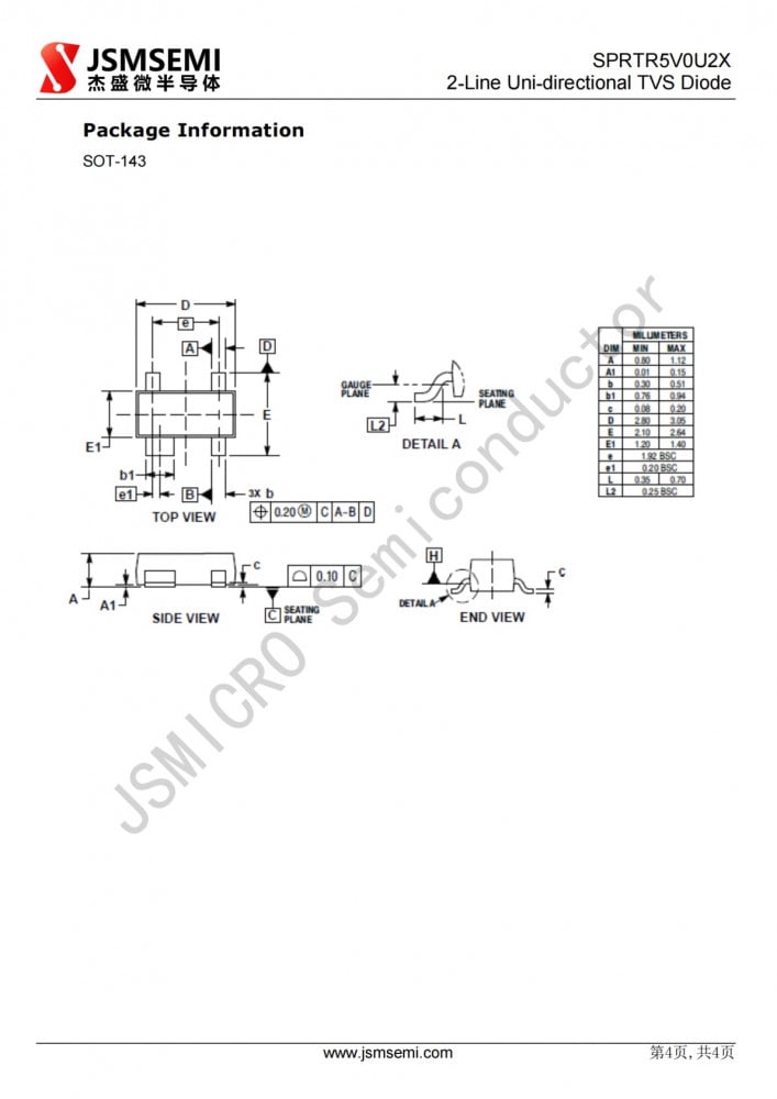 SPRTR5V0U2X datasheet page 4