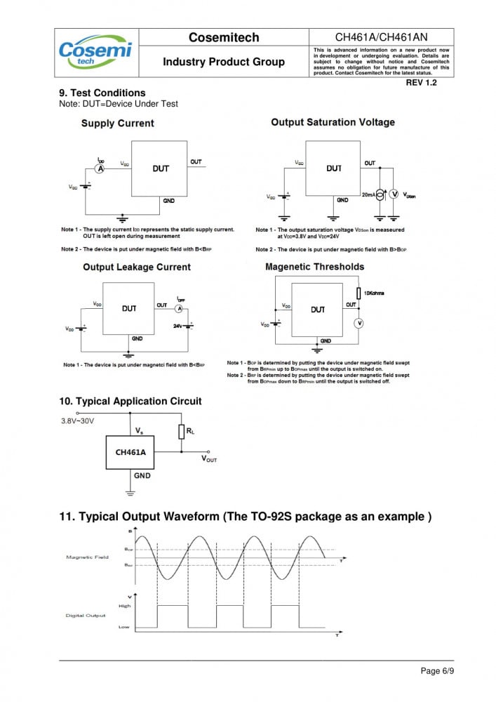 CH461ANTB datasheet page 6